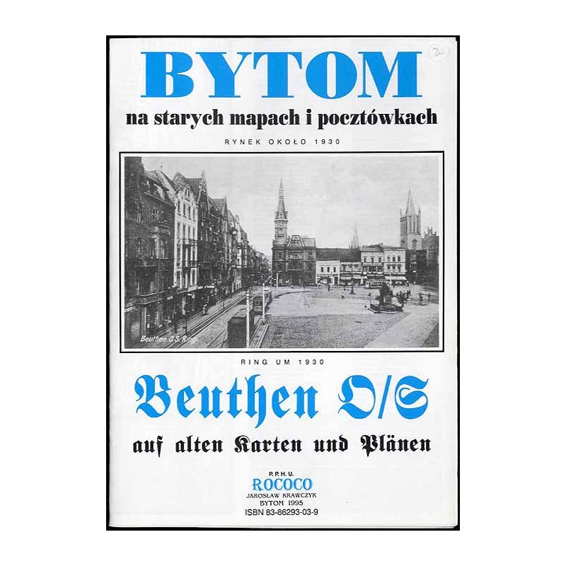 Antykwariat online: Bytom na starych mapach i pocztówkach